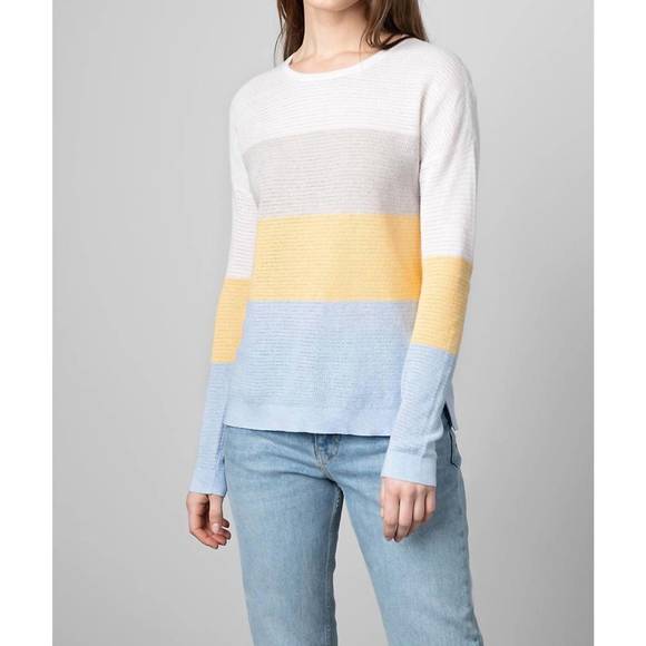 Kinross | Sweaters | New Kinross Colorblock Thermal Pullover In Sky ...